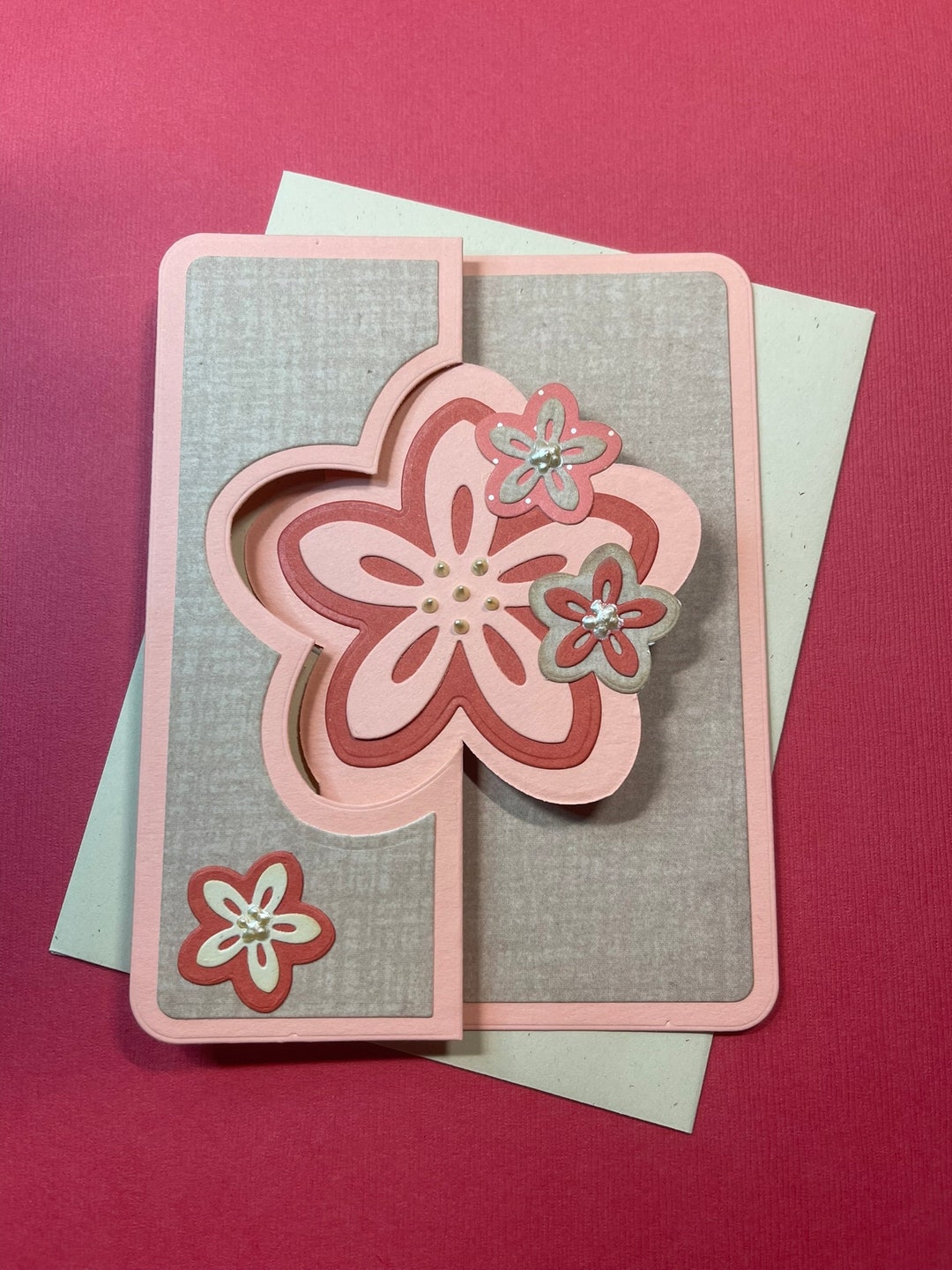 Flower Flip Birthday Card - Etsy