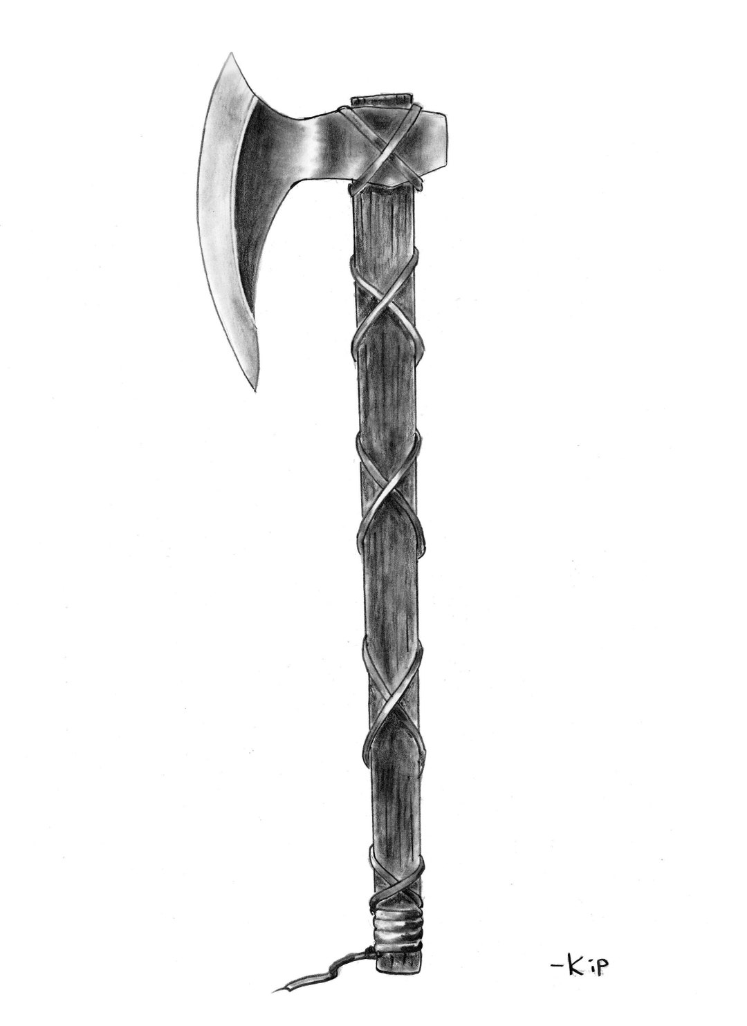 Ax Art Print • Norse Viking Home Decor - Etsy