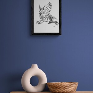 Hidden Tears Art Print • Norse Viking Home Decor - Etsy