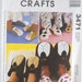 Pattern Mccalls Craft Number 3471 Adults and Children Slippers Sewing ...