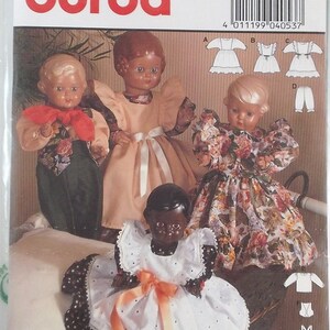 Doll Clothes Patterns Burda Craft Pattern Number 4053 Dolls - Etsy