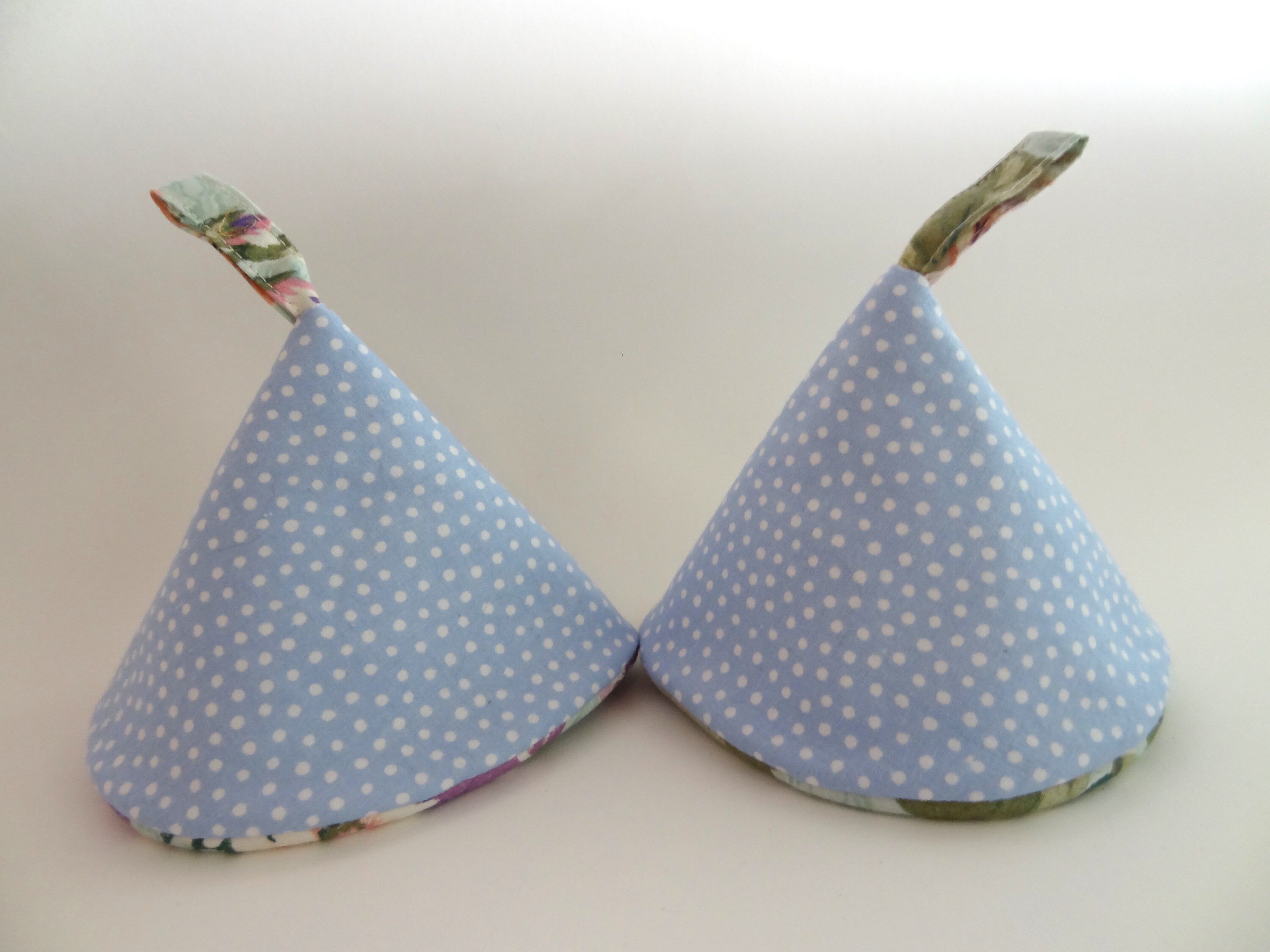 Potholder Cone Shape Japanese Style Pot Pan Lid Handle Holder Handmade ...