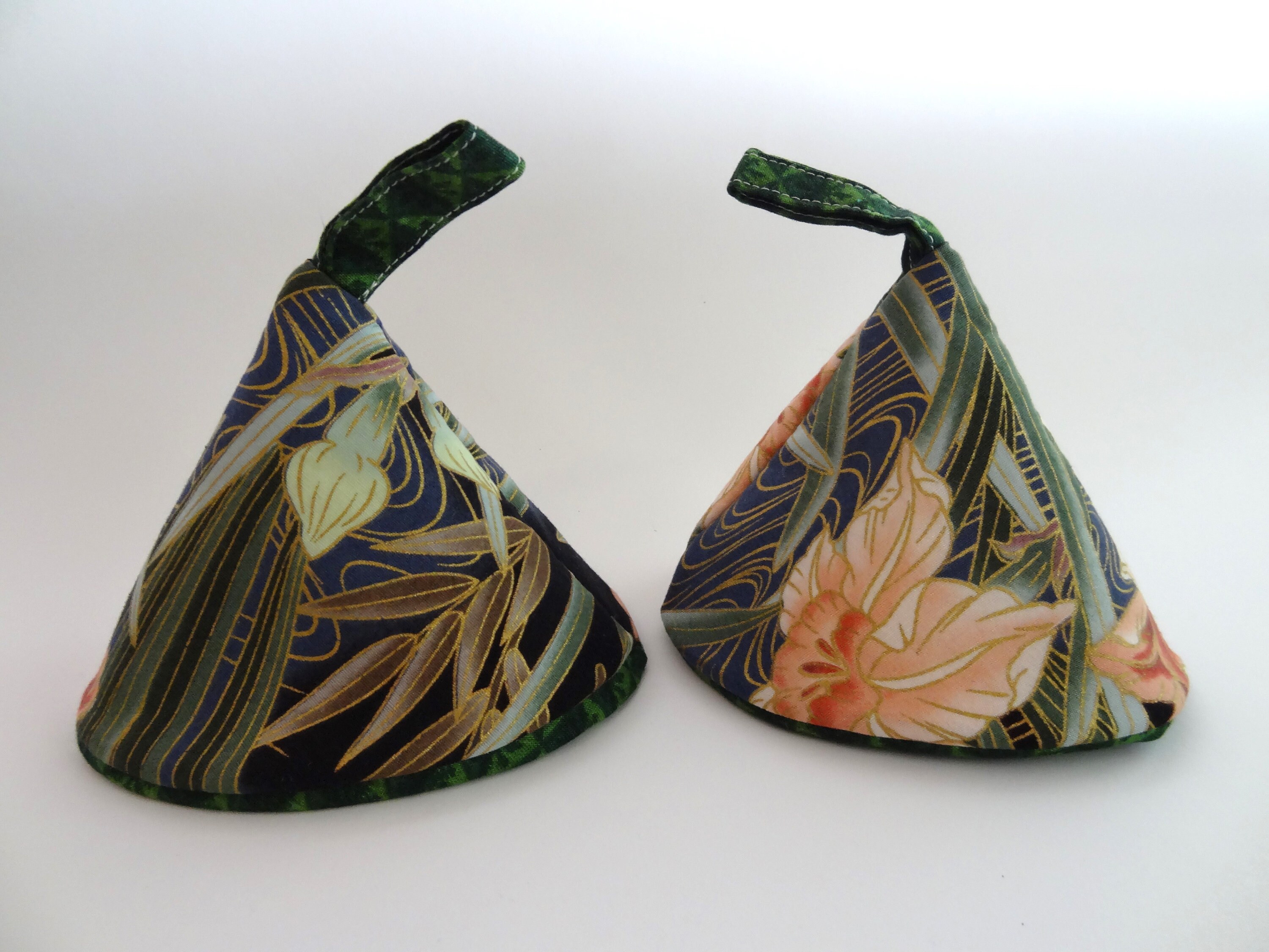 Potholder Cone Shape Pot Lid Handle Holder Pan Handle Handmade Set of ...