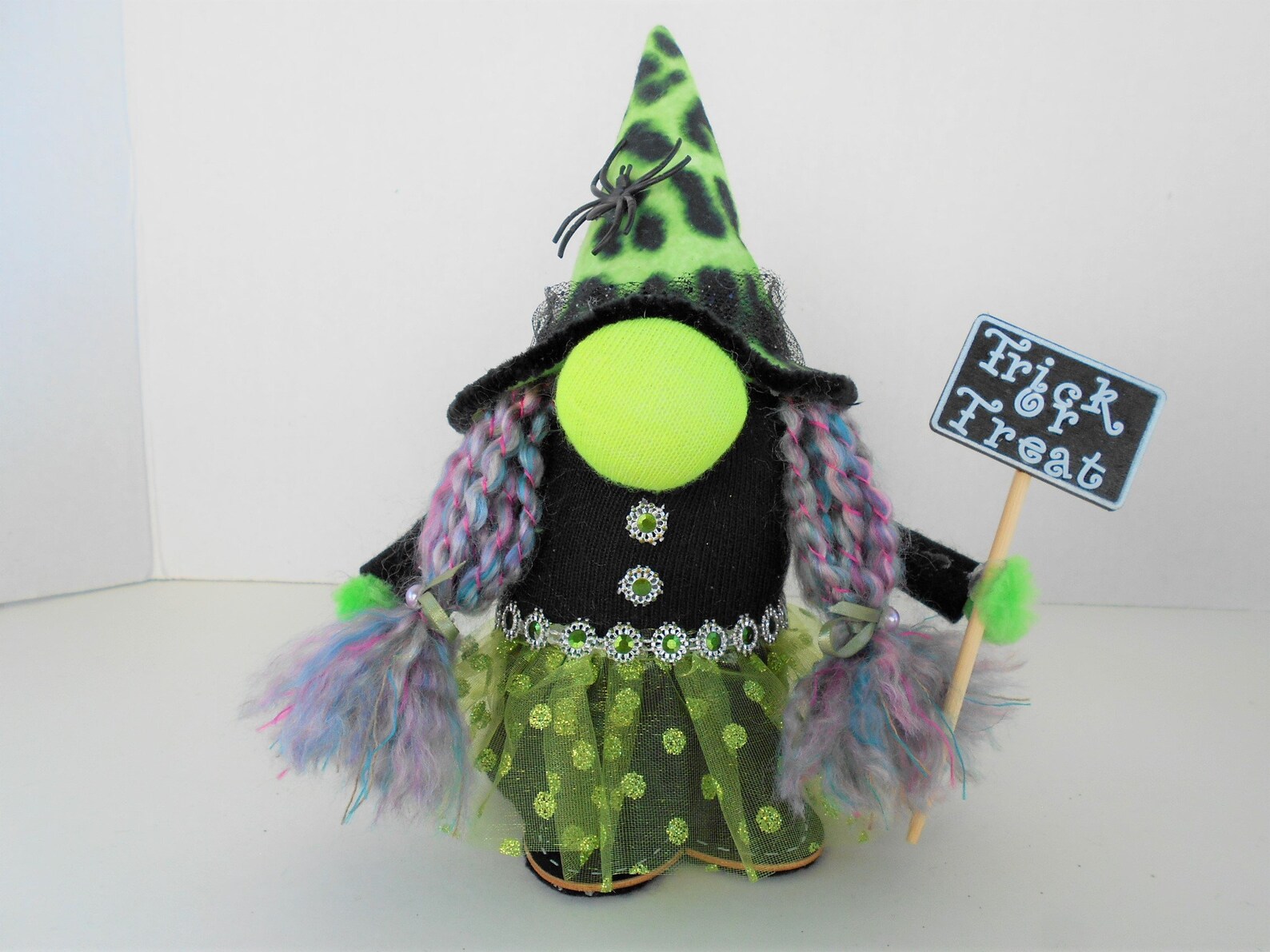 Witch Gnome Halloween Witch Gnome Handmade Halloween - Etsy