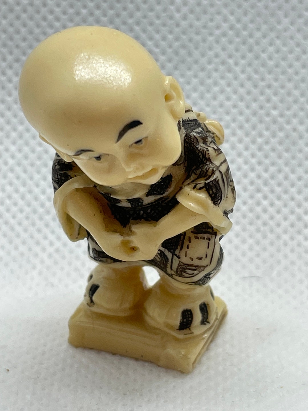 Miniature Alabaster Figurine of Boy Standing With Hands Together. - Etsy