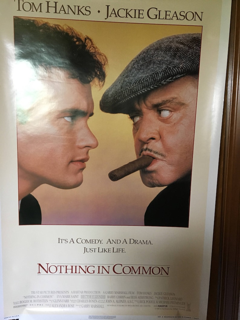 Movie Poster Nothing in Common With Tom Hanks. - Etsy