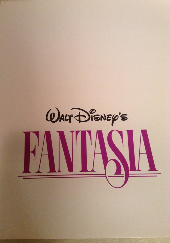 Disney Fantasia Press Kit. | Etsy