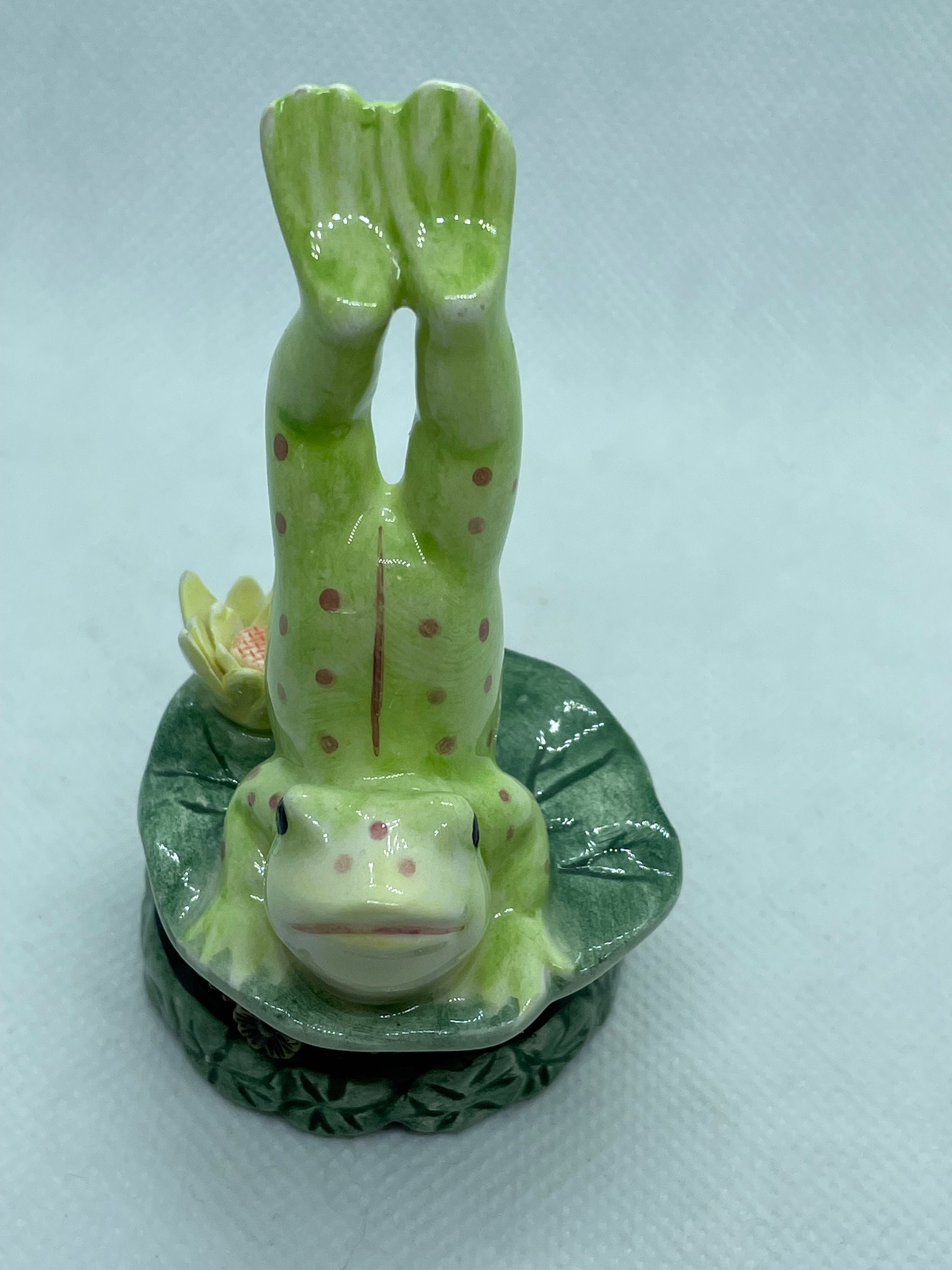 Ceramic Frog Box by Mud Pie. - Etsy
