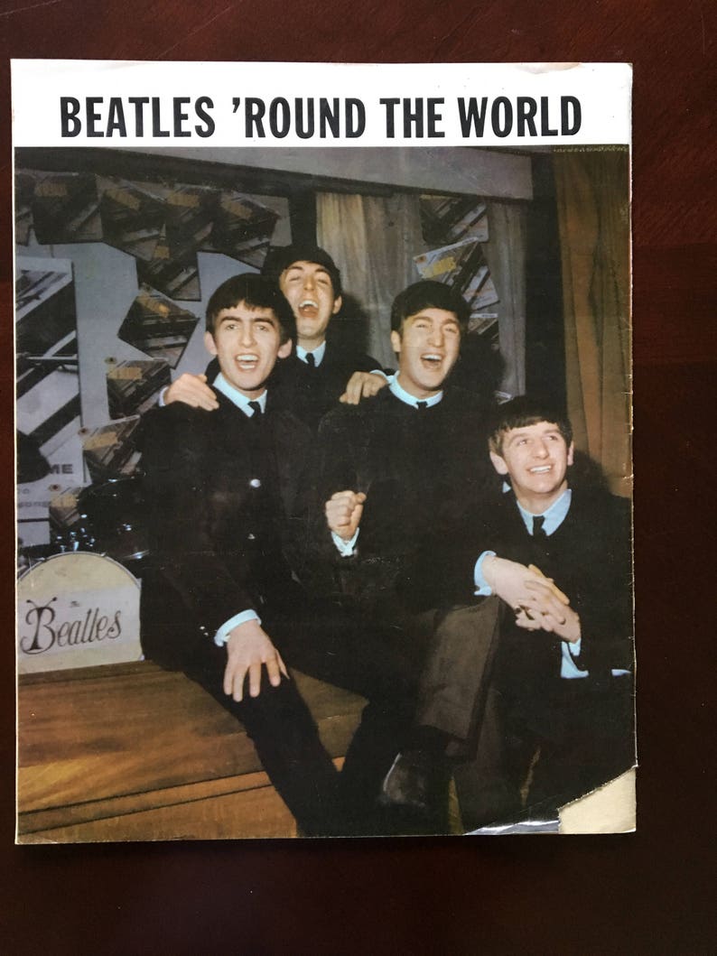 1964 Beatles Round the World No. 1 Magazine. - Etsy