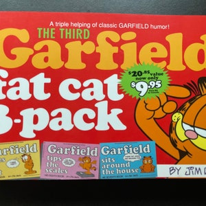 Garfield Cartoon Book, 3 Pack in One Volume. - Etsy