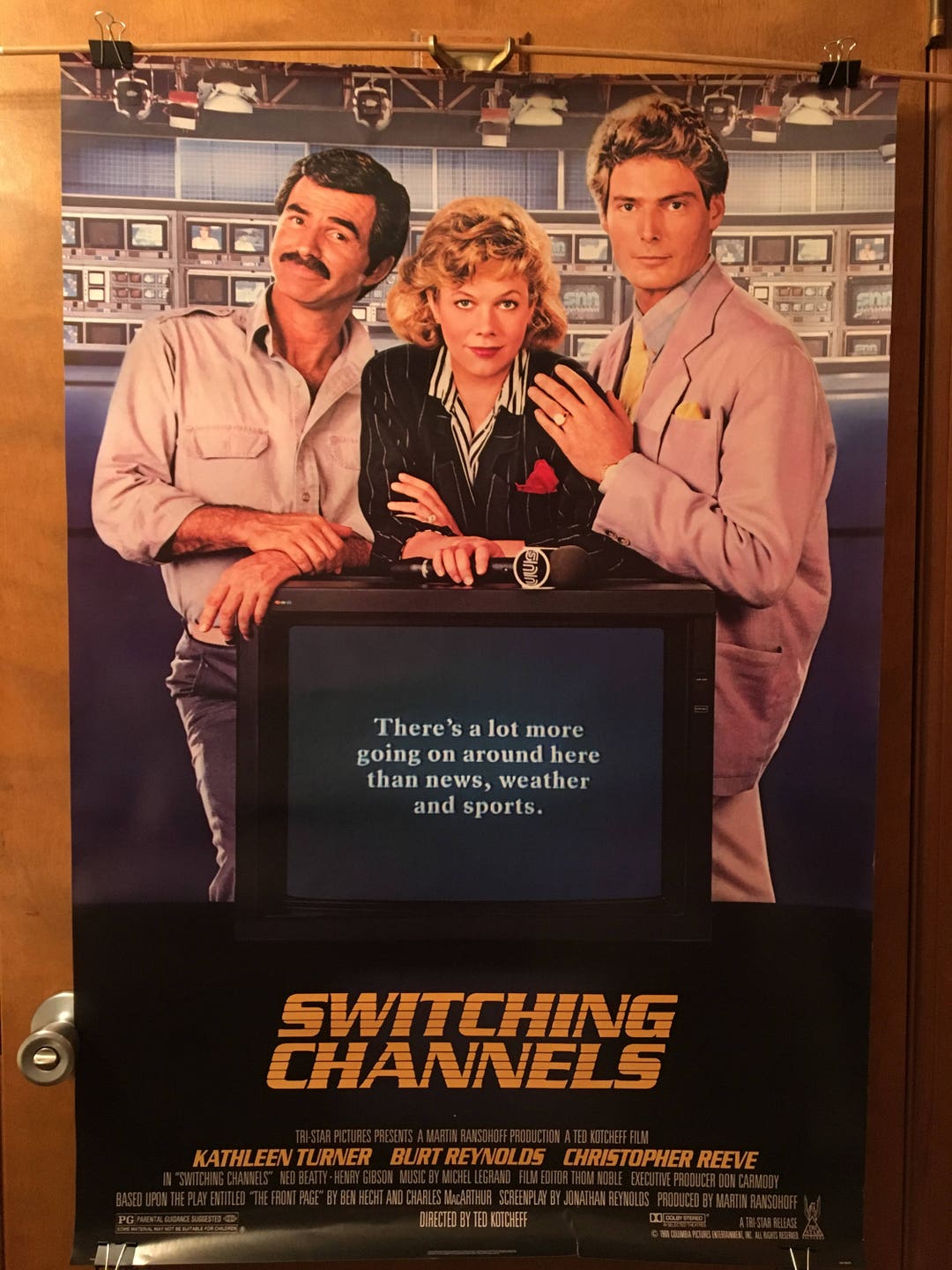 Movie Poster, Switching Channels With Christopher Reeve. - Etsy