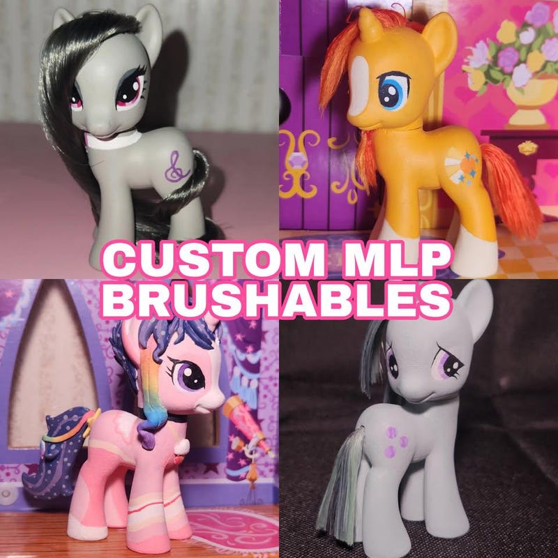 Mlp Brushable - Etsy
