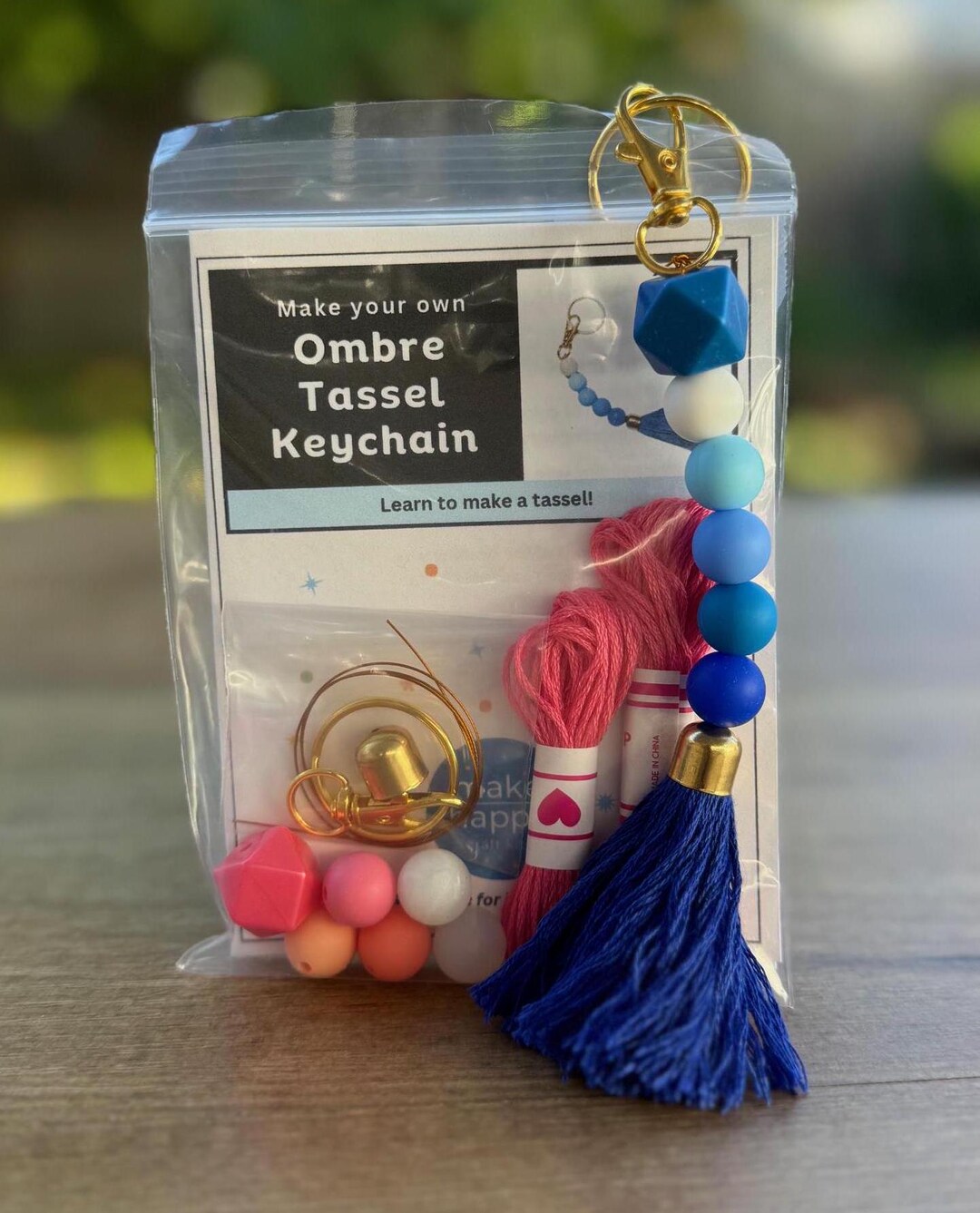 Ombre Keychain Craft Kit - Make Your Own Stylish Keychain - Easter ...