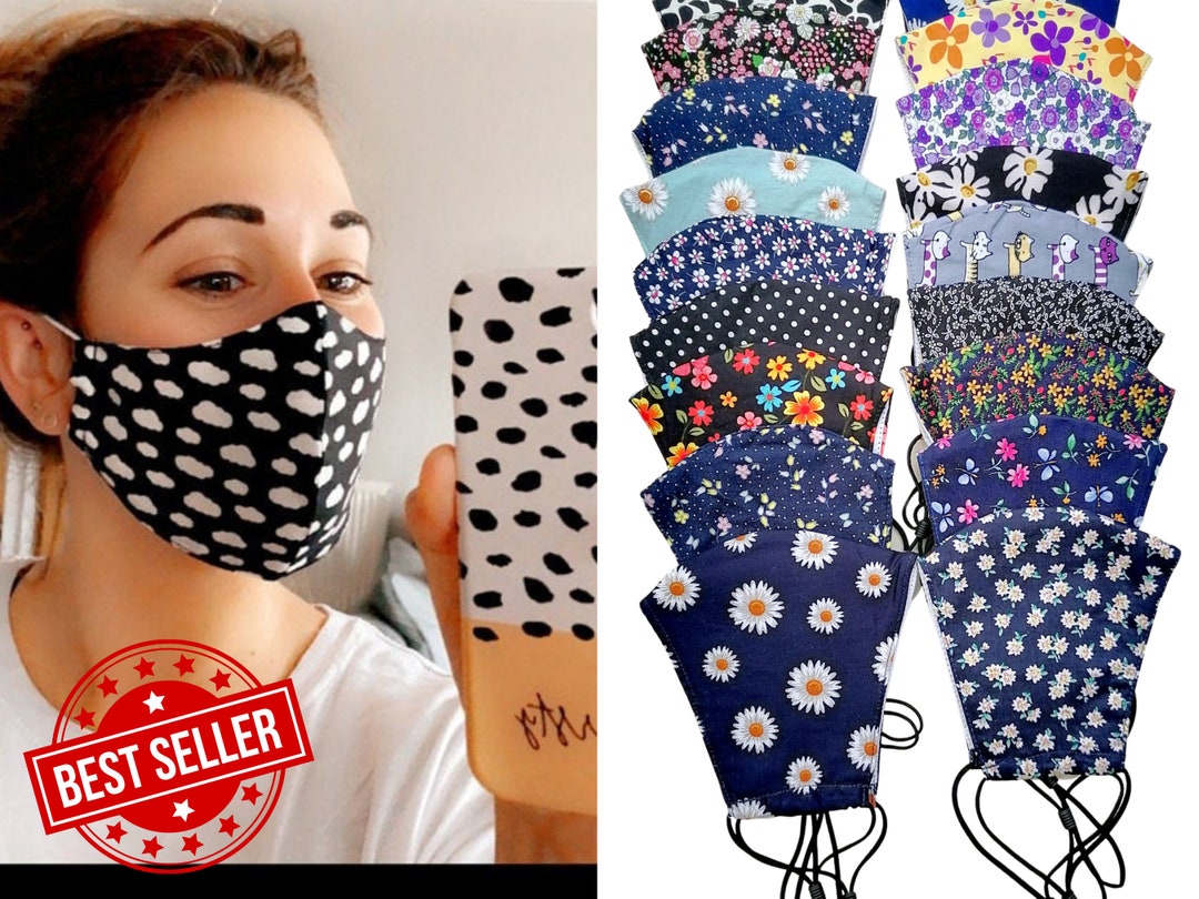 Face Mask Nose Wire for Women With Filter Packs and Singles - Etsy