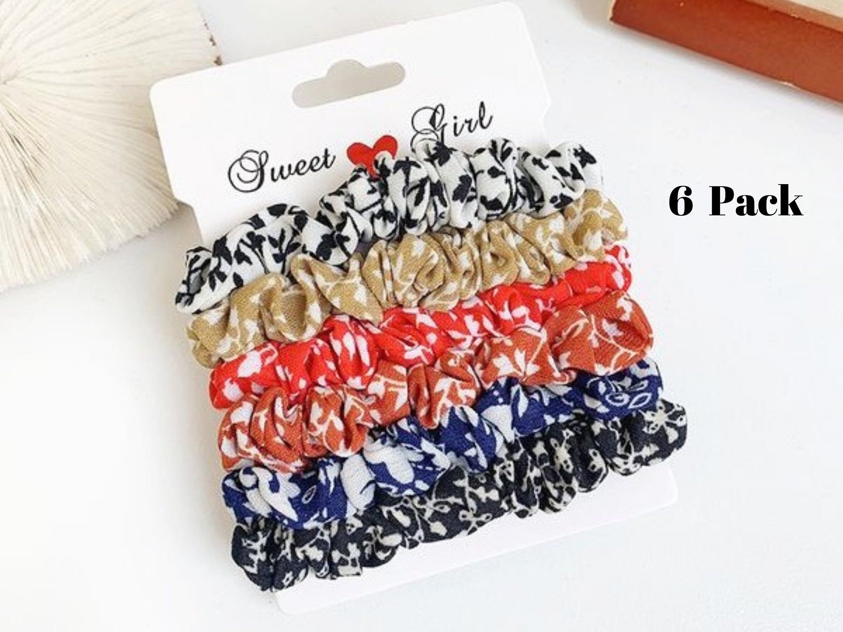 Skinny Scrunchie PACKS, Satin Hair Scrunchys, Gift Pack Scrunchies ...