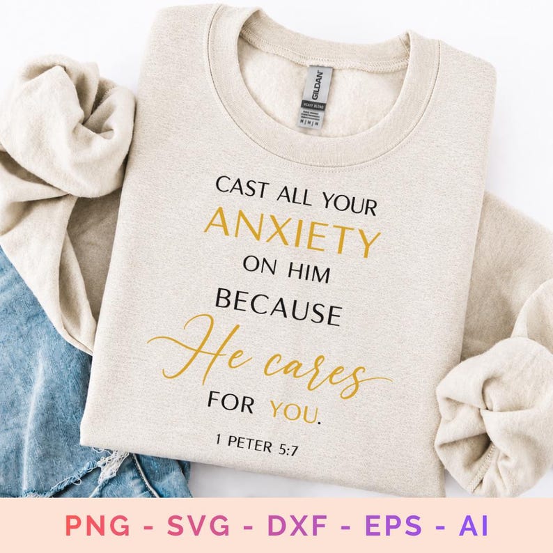 Christian Bible Verse SVG, Faith Quote Cut File, Religious Design (png ...