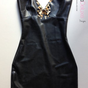 Leopard Print Latex Dress - Pandora Deluxe - Etsy