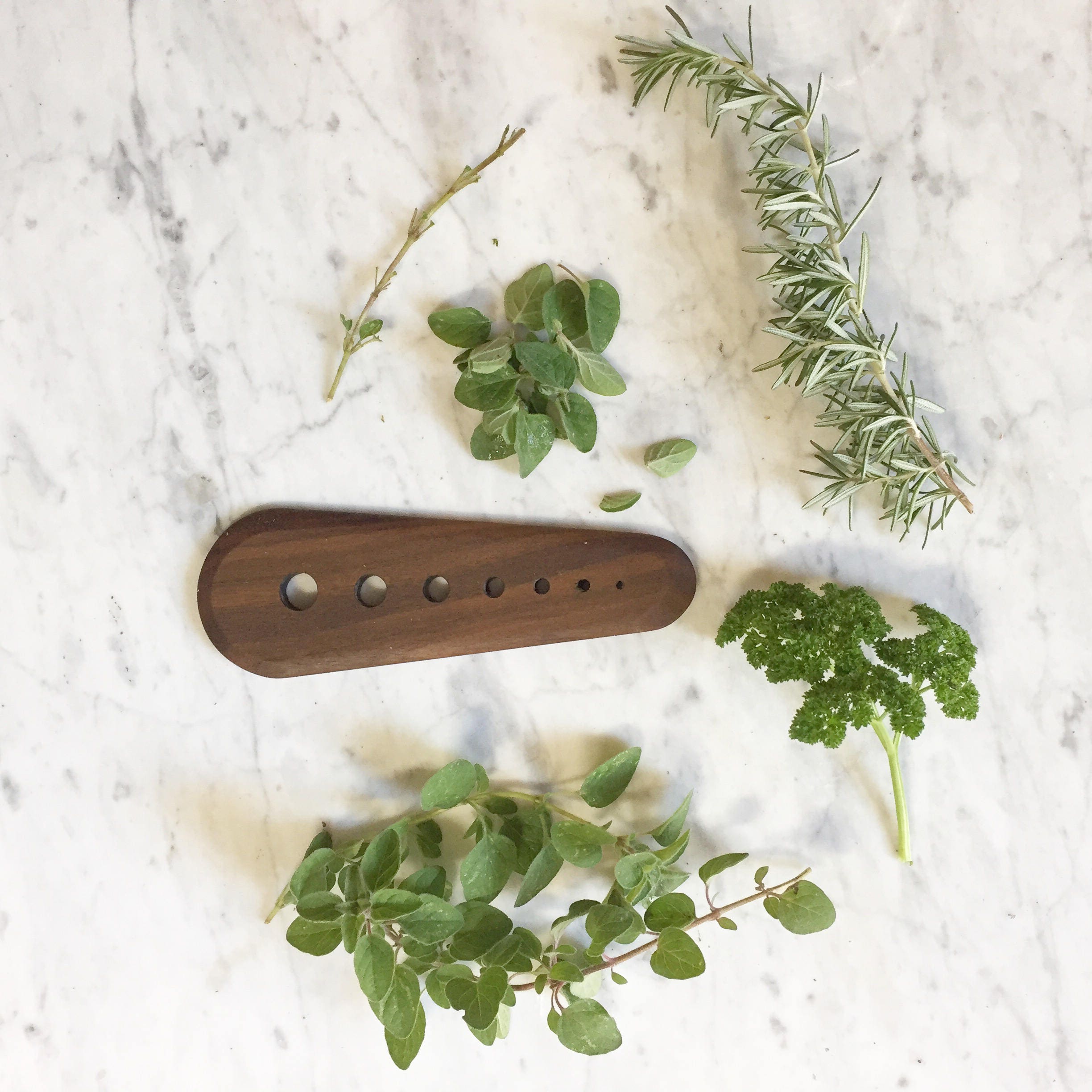 Herb Stripper Wooden Herb and Leaf Scraper - Etsy