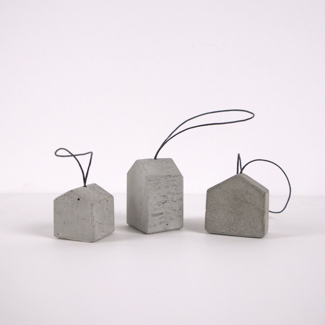 1 House Shaped Wooden Christmas Ornaments - Etsy