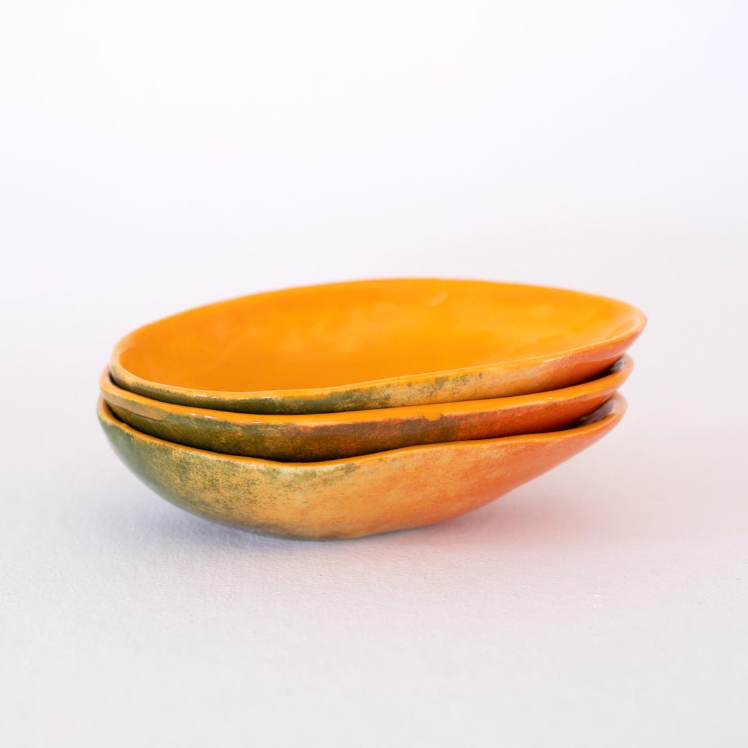 Mango Ceramic Dish - Etsy