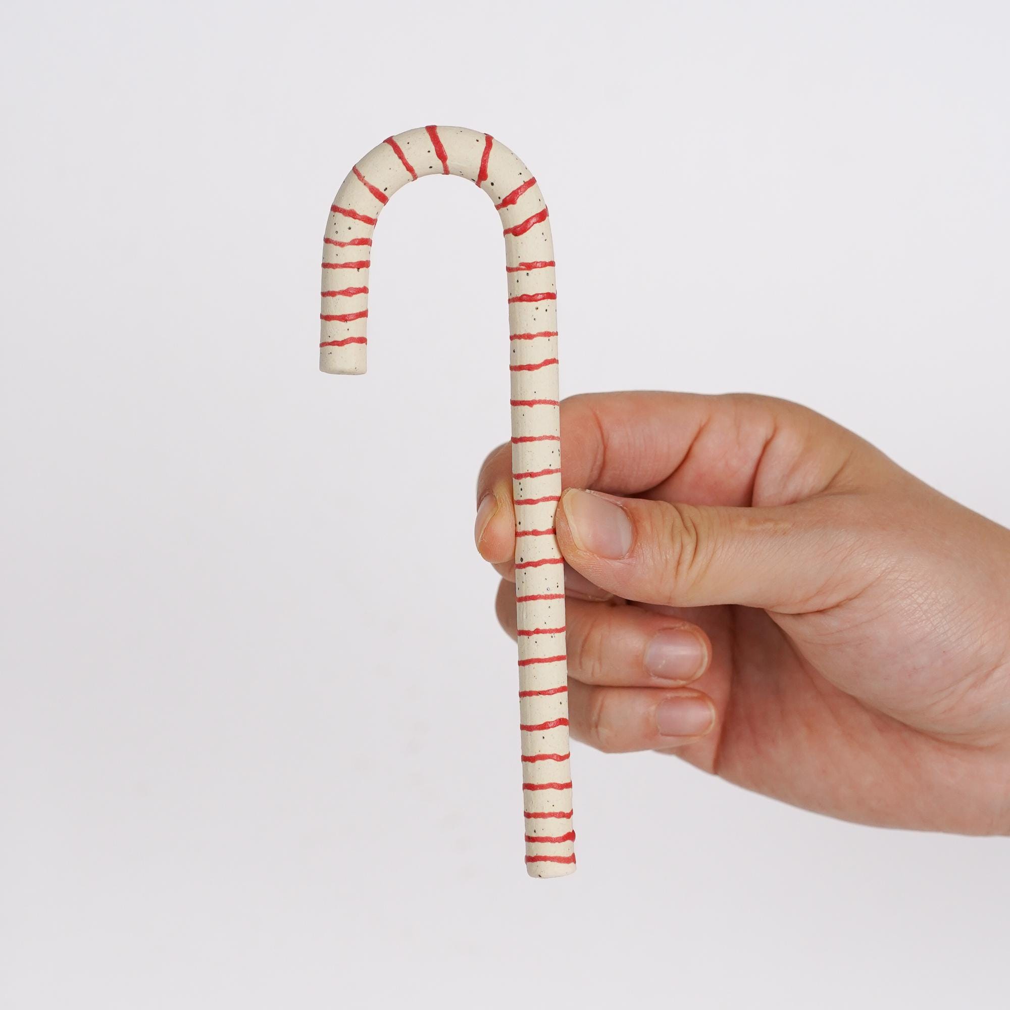 Ceramic Candy Cane - Etsy