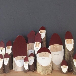 Santa Logs | Etsy