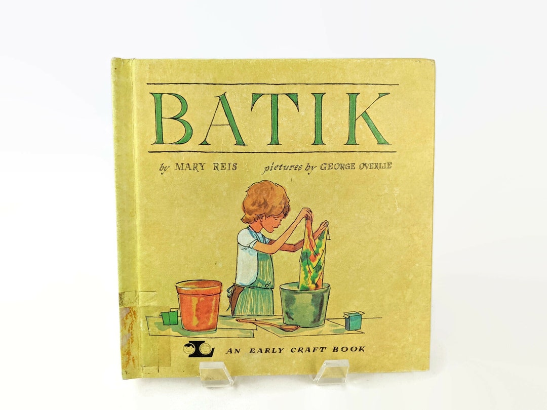 Vintage 1973 Batik Craft Book for Children, Illustrated - Etsy