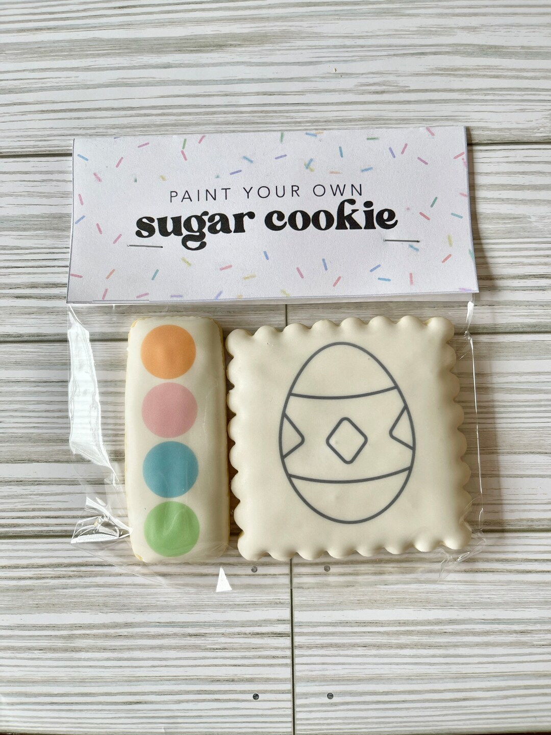 PYO Easter Sugar Cookie: DIY Kids' Activity, Easter Basket Gift - Etsy
