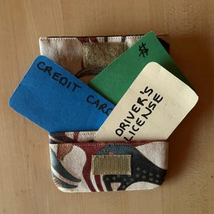 Minimalist Small Handmade Billfold or Wallet Lightweight Giftcard ...