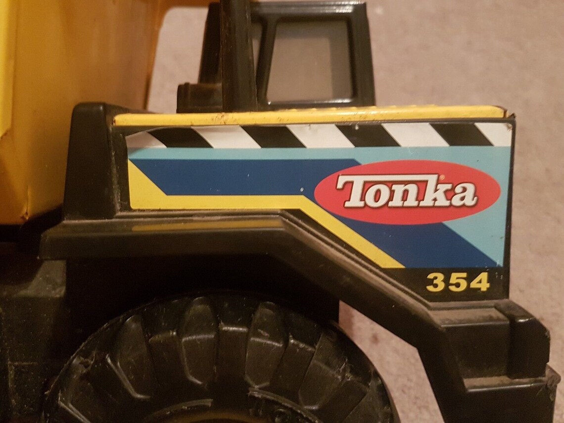 Custom Replacement Cab Decals #354 Mighty Dump Tonka Truck - Waterproof ...