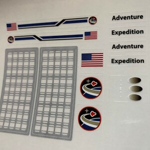 Custom Replacement Stickers for 10213 10231 Space Shuttle Expedition - Etsy
