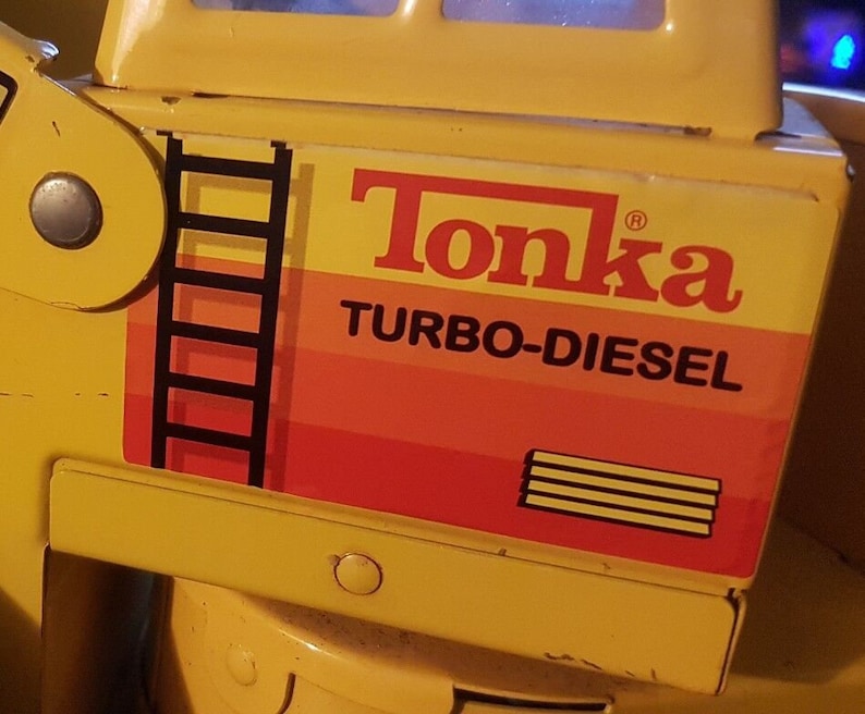 Custom Replacement Cab Decals Stickers for Mighty Loader Grader Tonka ...