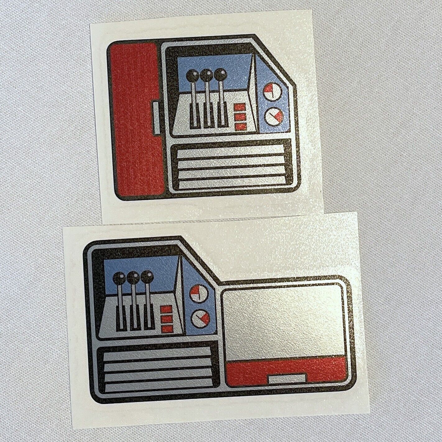 Custom Replacement Decals Stickers for Mighty Backhoe Tonka Truck 3931 ...