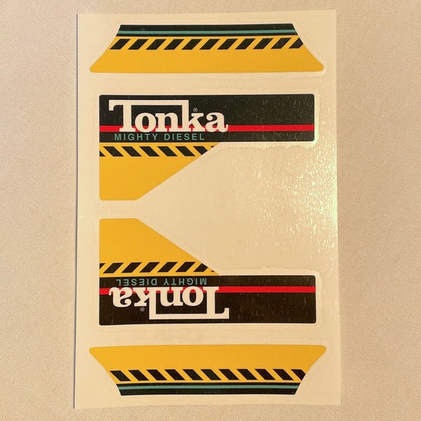 Tonka Truck Decals - Etsy