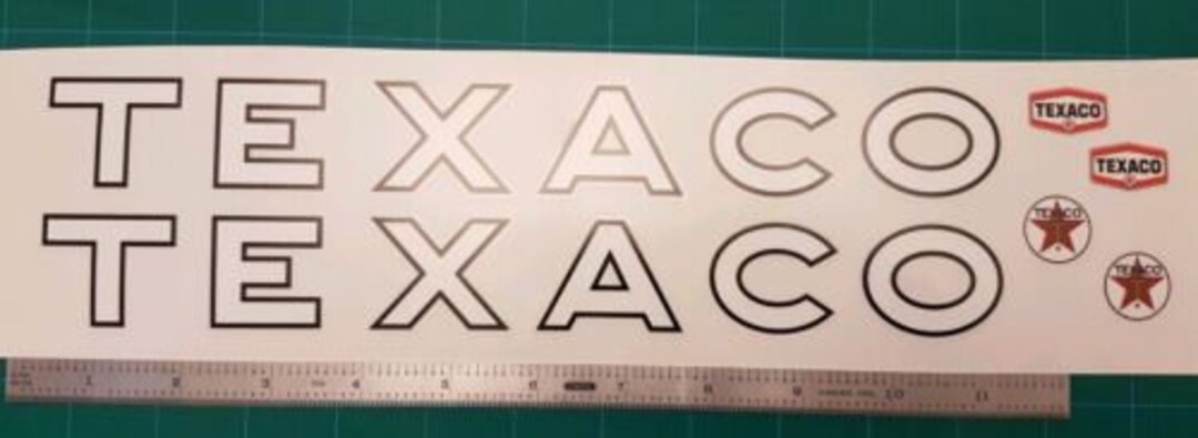 Custom Replacement Buddy L Texaco Tanker Truck Stickers Decals ...