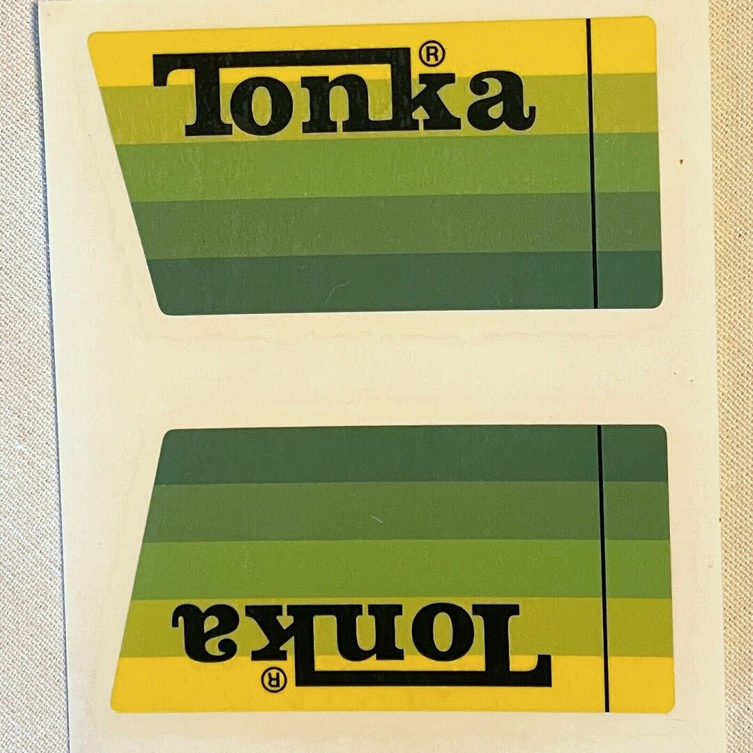 Custom Replacement Stickers Decals #13190 Tonka Dump Truck - Waterproof ...
