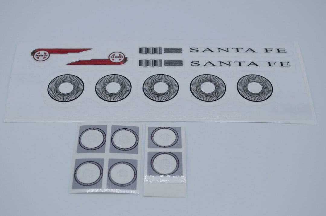 Custom Stickers for 10020 Santa Fe Super Chief B Unit /w Portholes - Etsy
