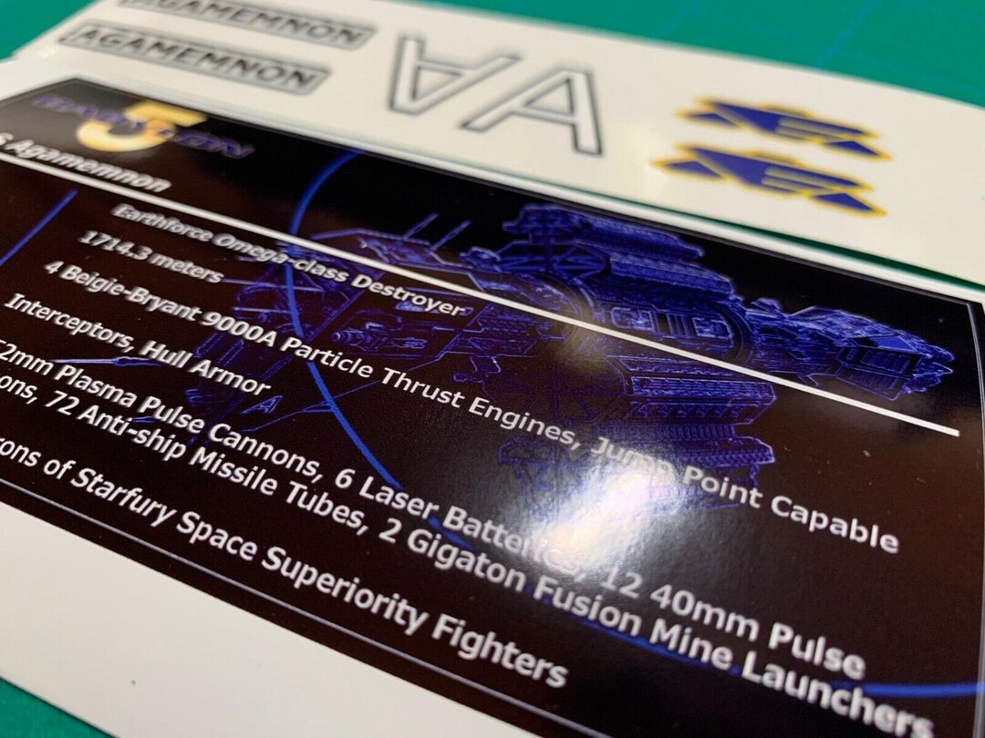Custom Stickers for MOC Babylon 5 Omega Class Destroyer - Etsy