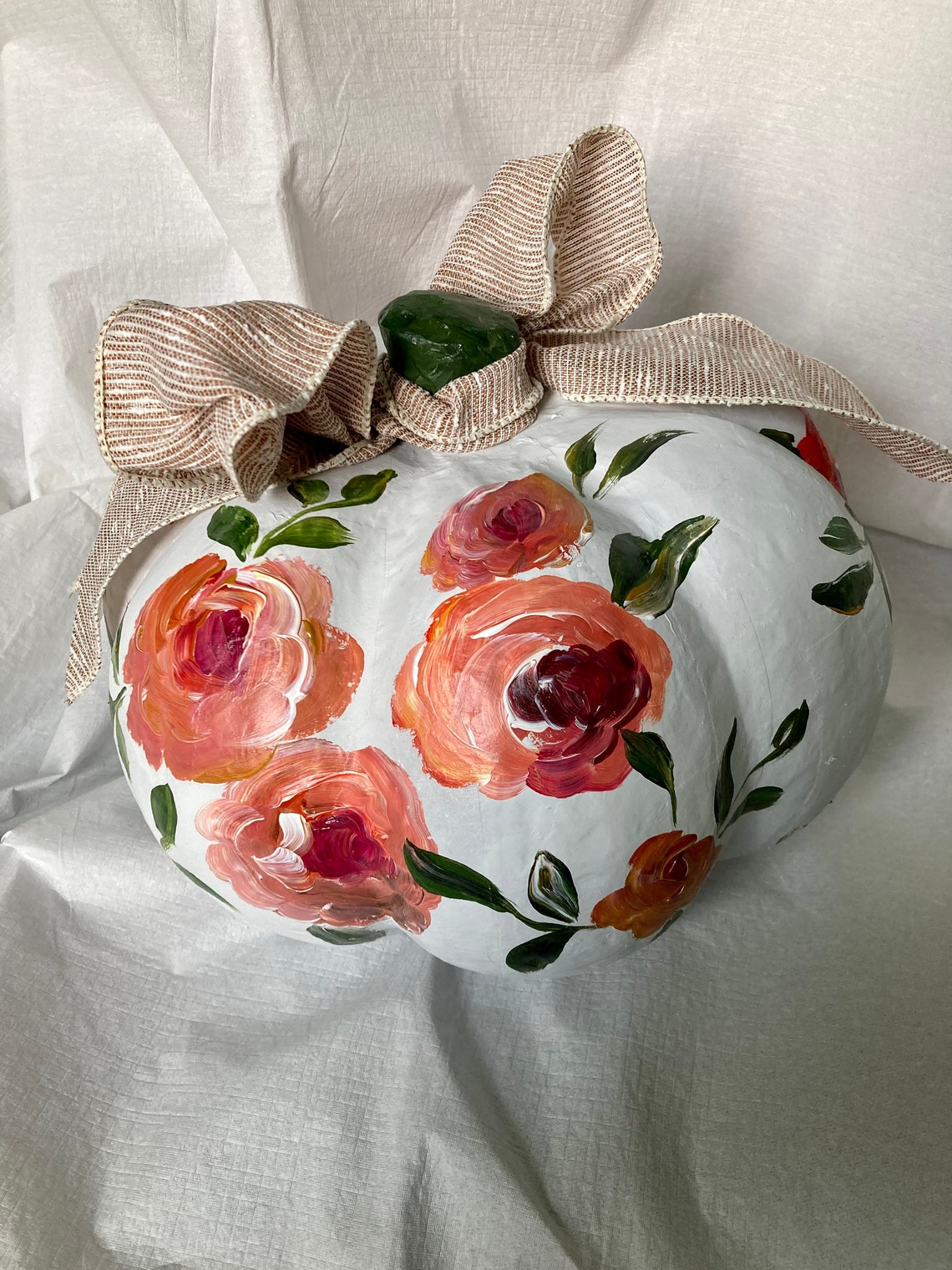 Hand Painted Plastic Pumpkins - Etsy