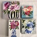 Mini Canvas Floral Art/ Original Acrylic Paintngs - Etsy