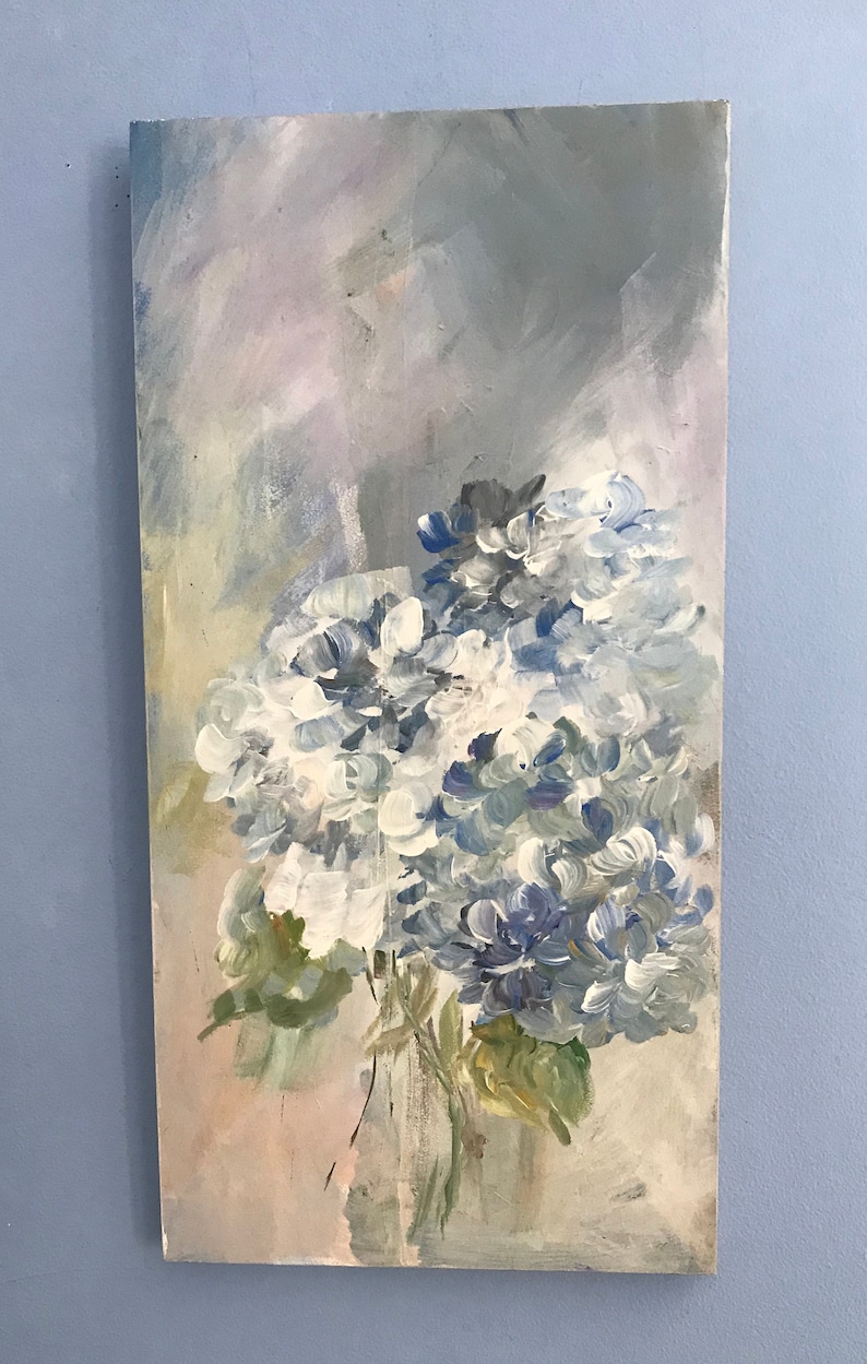 Blue Hydrangea Painting/ Original Artwork - Etsy
