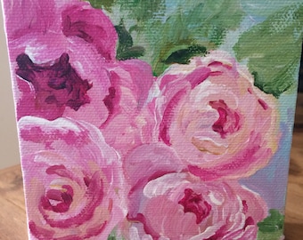 Mini Canvas Painting - Etsy