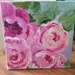 Mini Canvas Painting/roses/ Original Artwork - Etsy