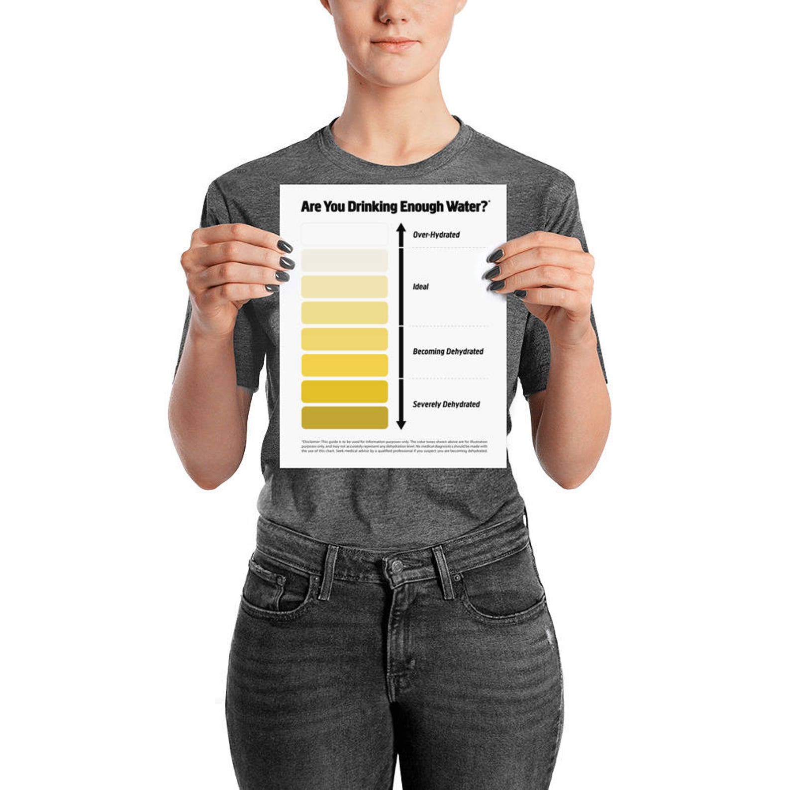 Pee Color Chart, Water Intake Chart, Urine Color Chart, Pee Meaning ...