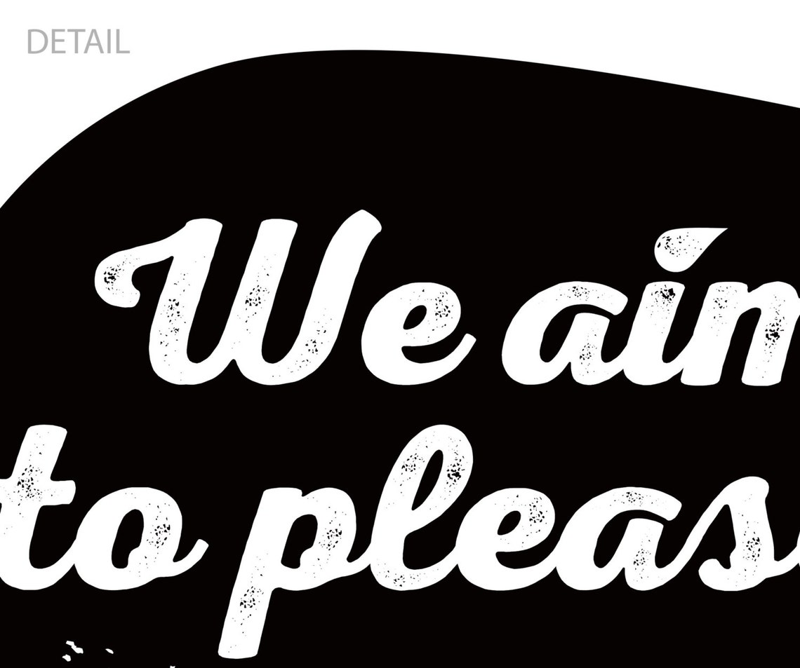 We Aim to Please Funny Bathroom Sign, Toilet Funny Sign Restroom Signs ...