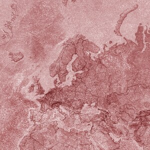 Rose Gold Map Rose Gold World Map Canvas Rose Gold Wall Art - Etsy