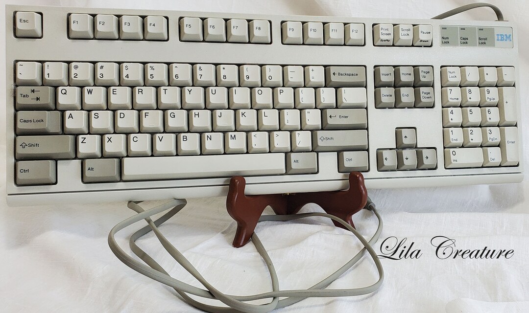 Vintage IBM Model M2 PS/2 Computer Keyboard by Lexmark - Etsy
