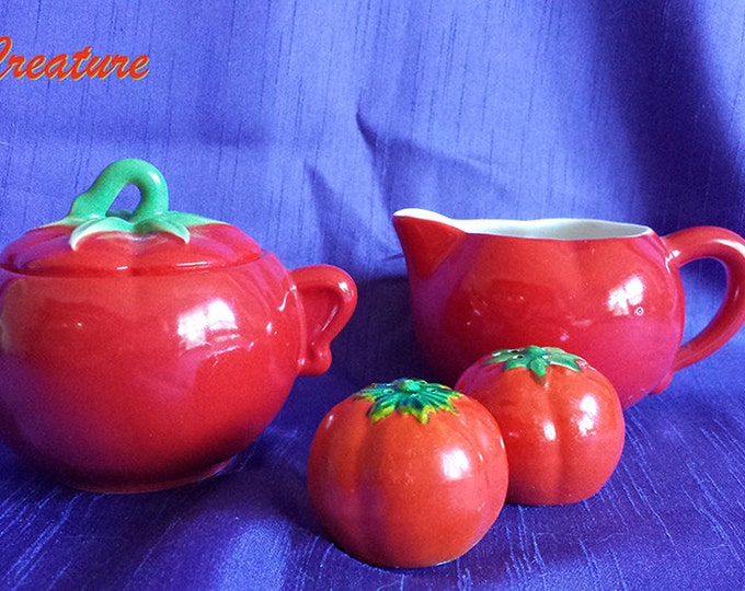 4 Pc. Pantry Pride Red Tomato Set - Etsy