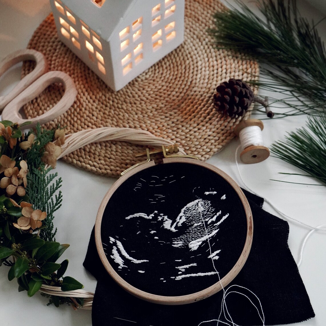 Baby Ultrasound Embroidery Tutorial - Etsy