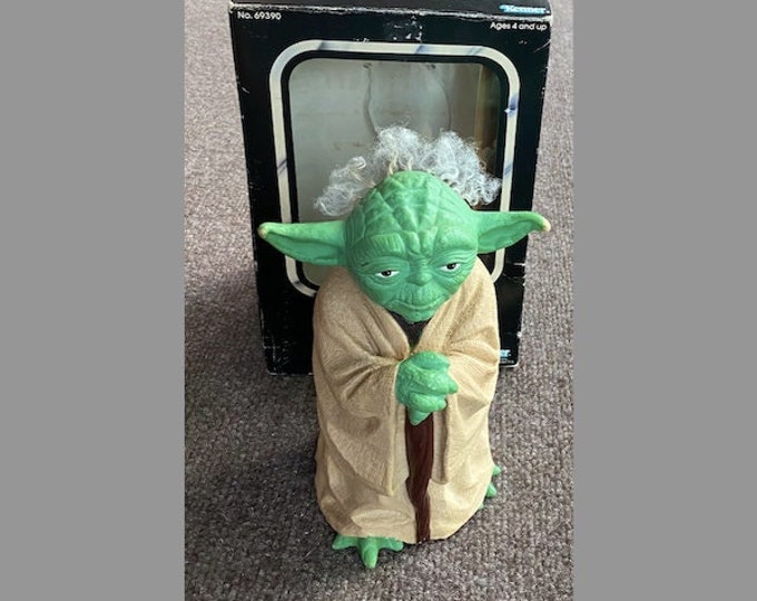 Vintage Star Wars Yoda Hand Puppet With Box - Etsy